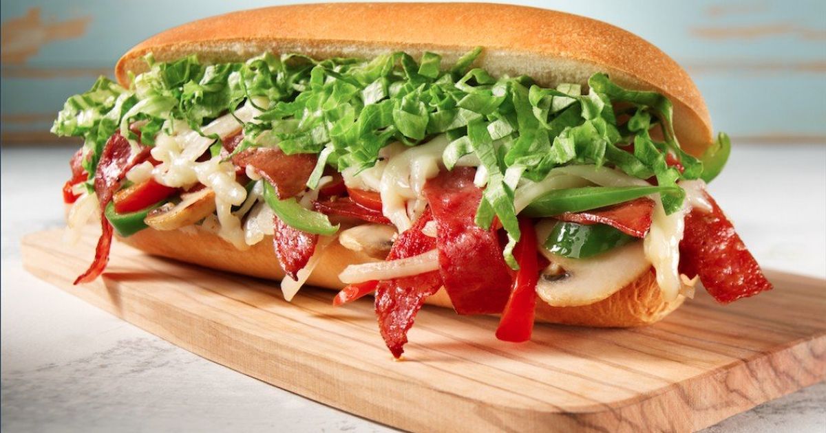 Olymel salami pepperoni submarine sandwiches | Olymel