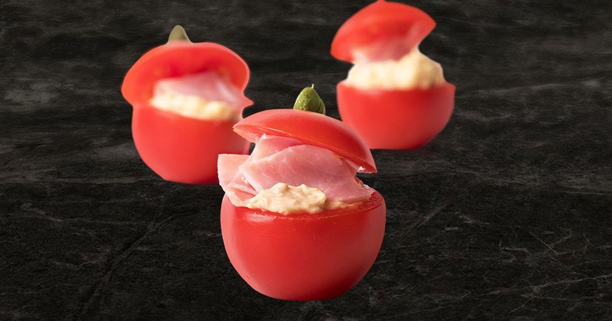 Cocktail tomato and ham sandwiches | Olymel