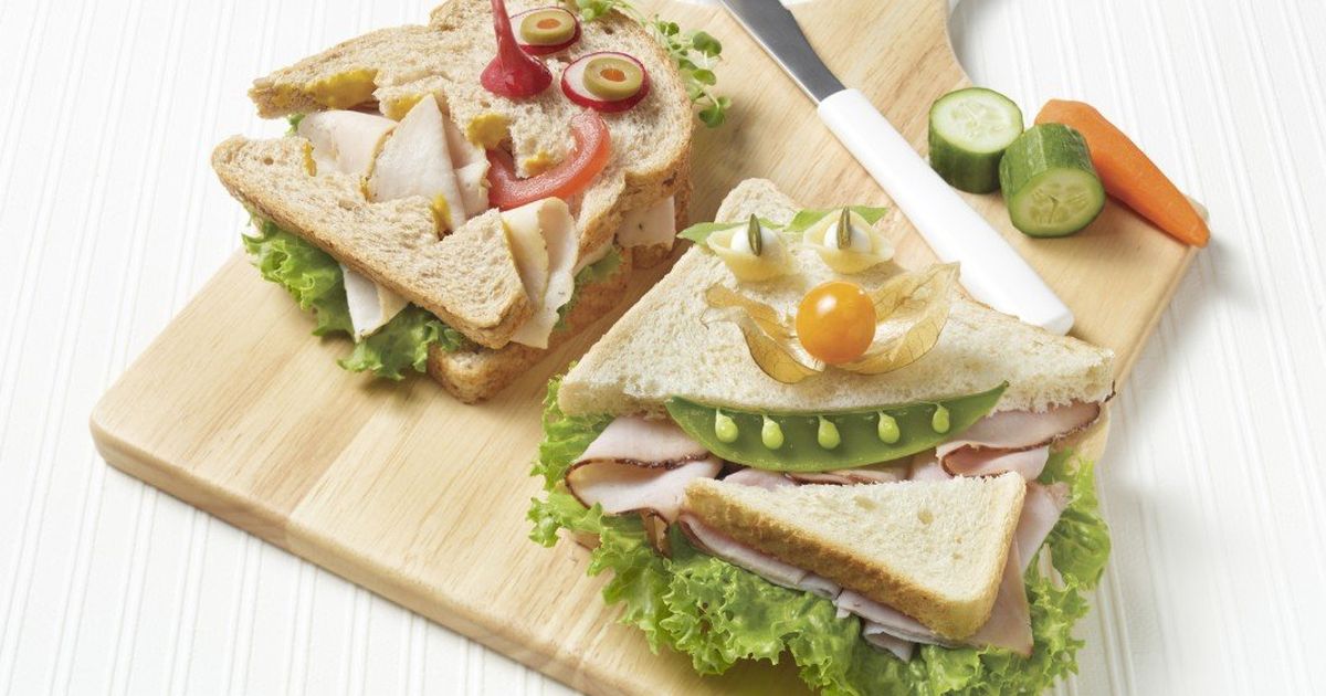 Funny-face sandwiches with cold cuts | Olymel