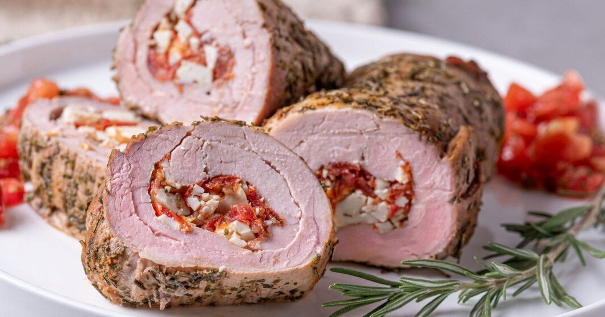 Filet de porc farci à la bruschetta, olive et feta | Olymel