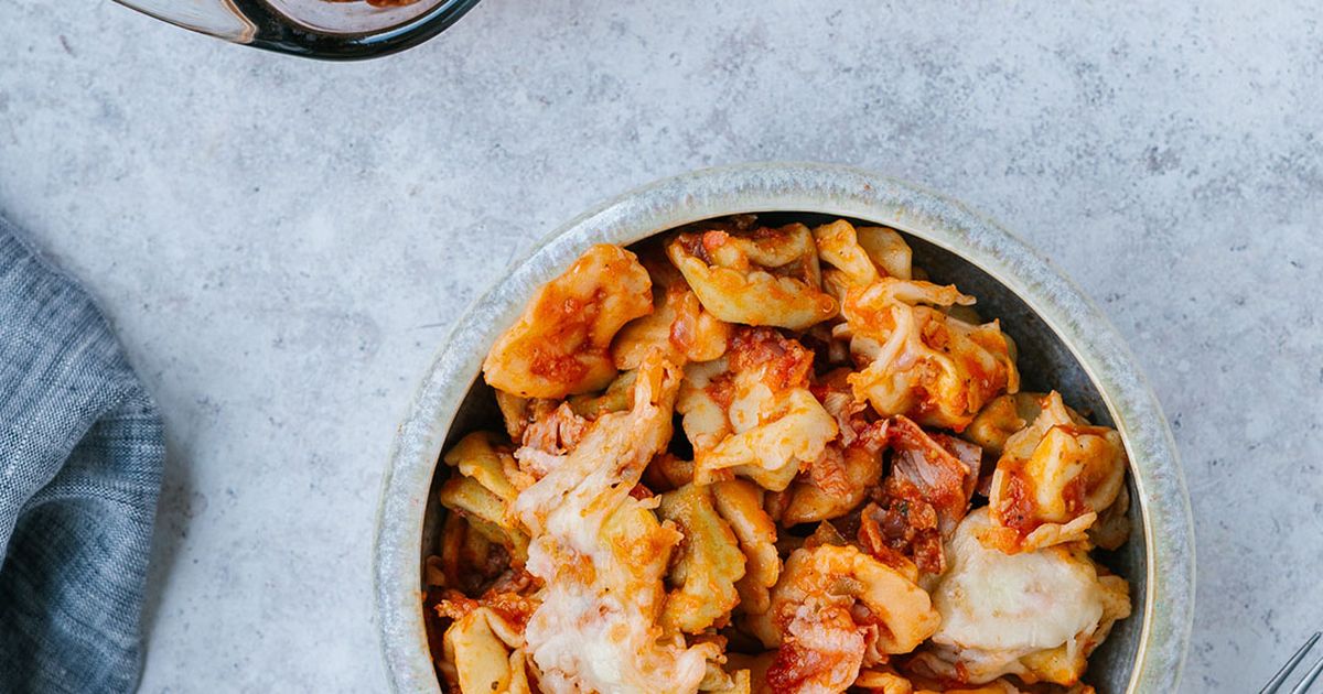 Gratin express de tortellinis au jambon fumé forêt noire Smart ...