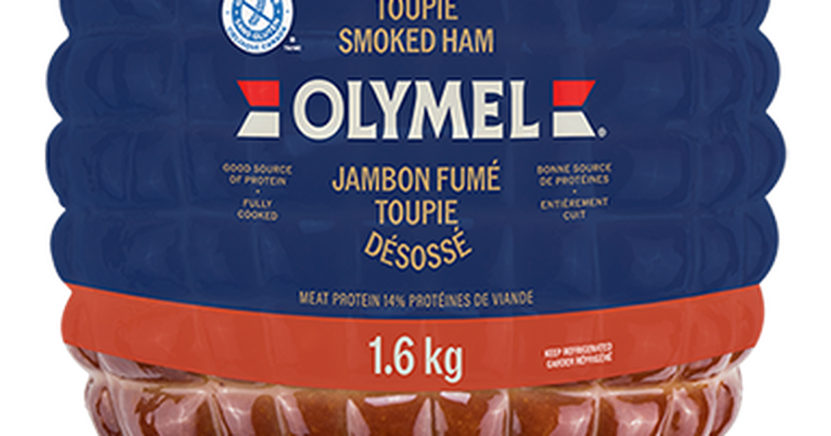 Boneless toupie style smoked ham | Olymel