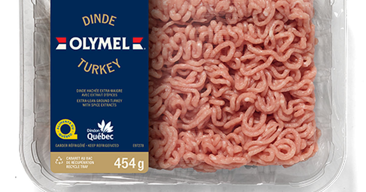Extra-lean ground turkey | Olymel